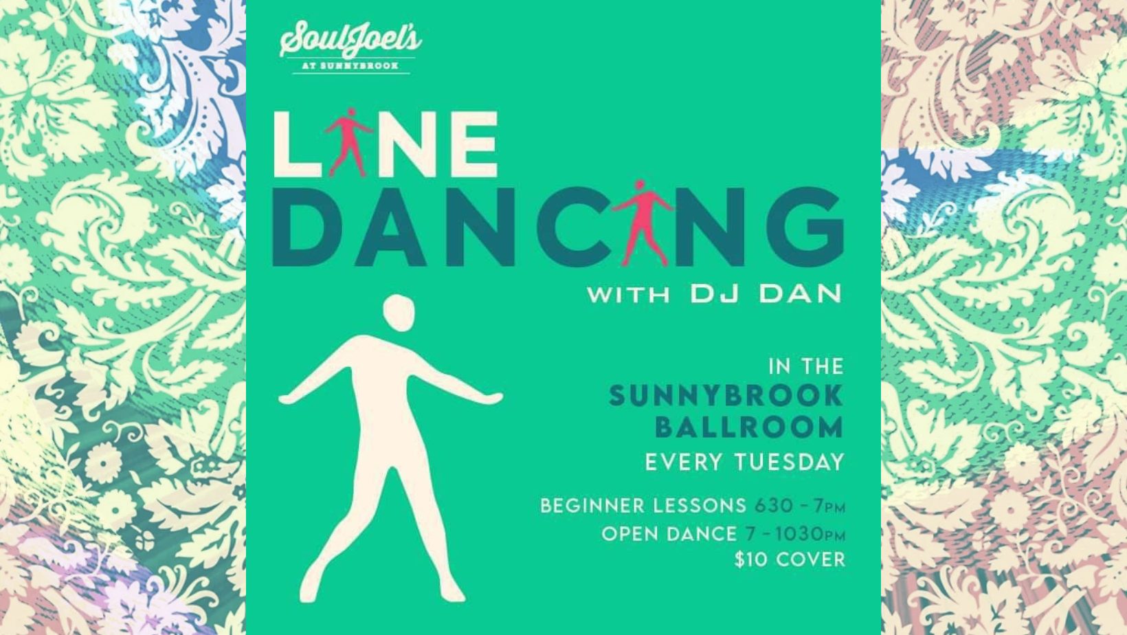 Line Dancing inside the SunnyBrook Ballroom - DJ Dan Line Dance