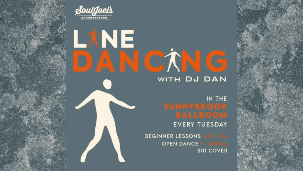 Line Dancing inside SunnyBrook Ballroom - DJ Dan Line Dance